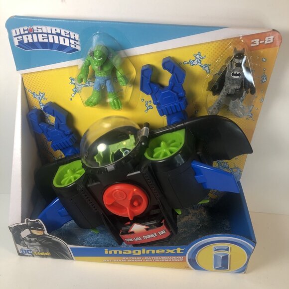 Fisher-Price | Toys | Imaginext Dc Super Friends Batsub Batman Figure A ...